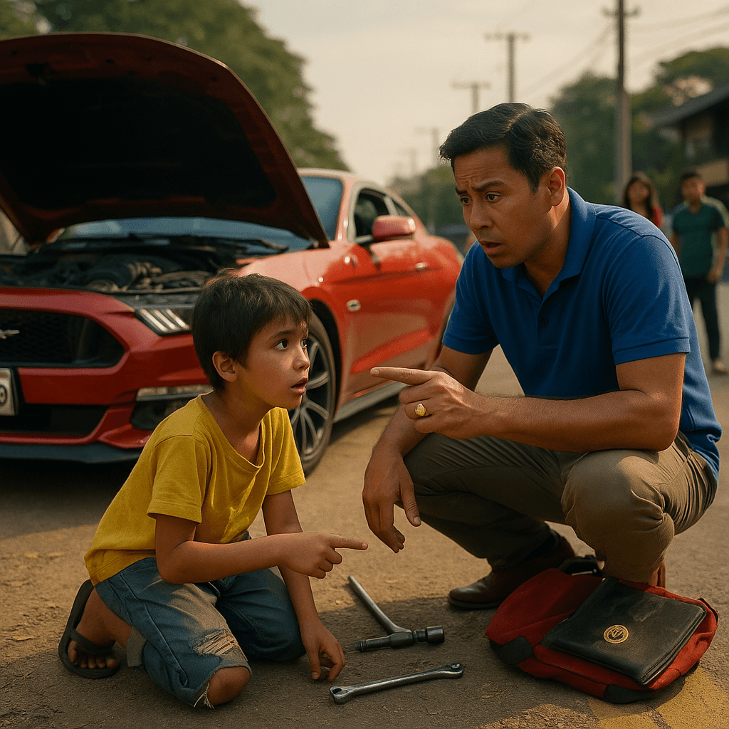 ISANG BATANG MAHIRAP ANG TUMULONG SA MILYONARYO SA MUSTANG — NANG ...