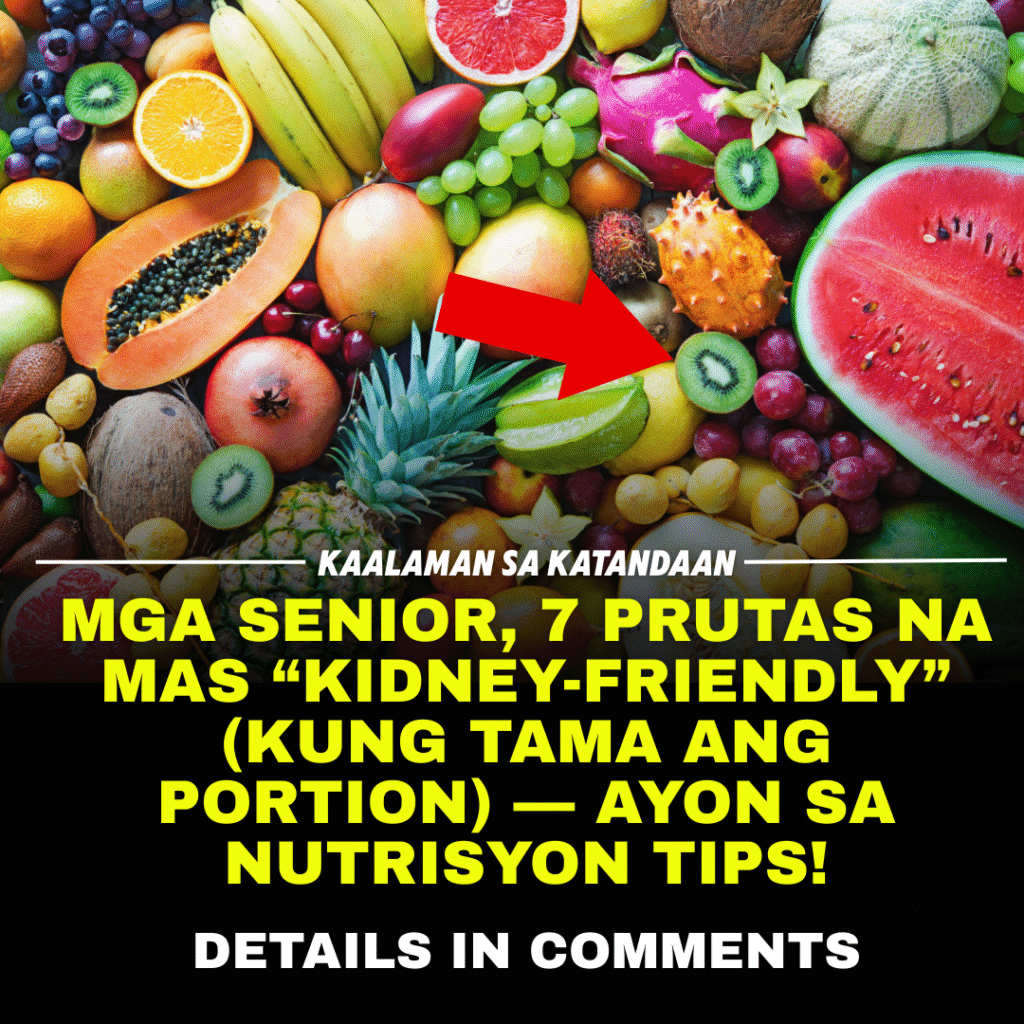 Mga Senior, 7 Prutas na Mas “Kidney-Friendly” (Kung Tama ang Portion ...