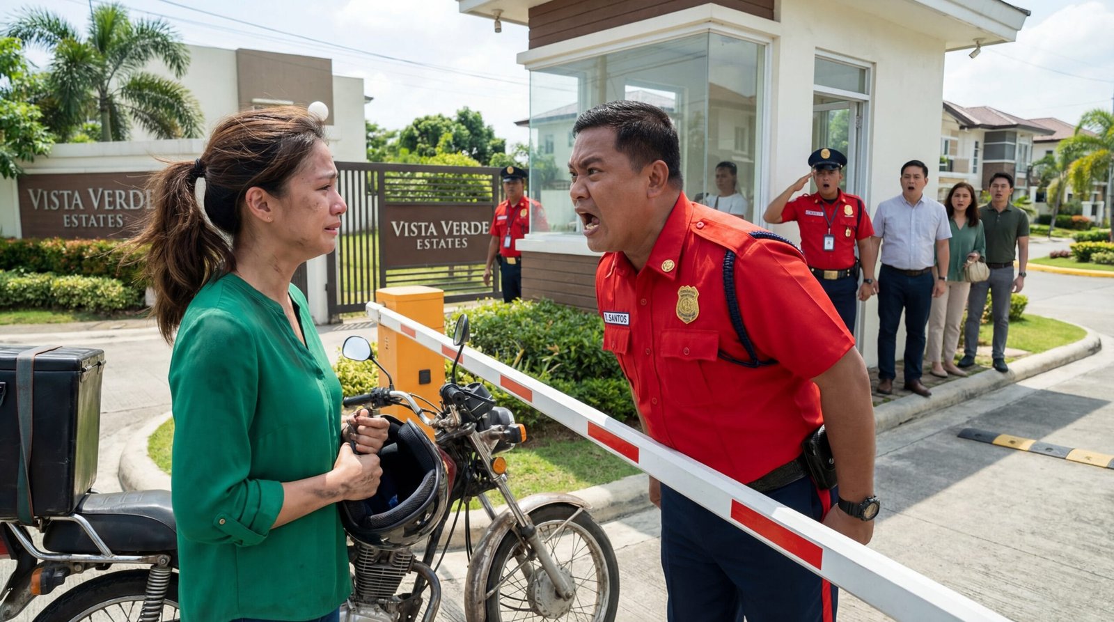 BABAENG NAG-ANGKAS LANG, HINARANG SA GATE NG VILLAGE—PERO NANG ...