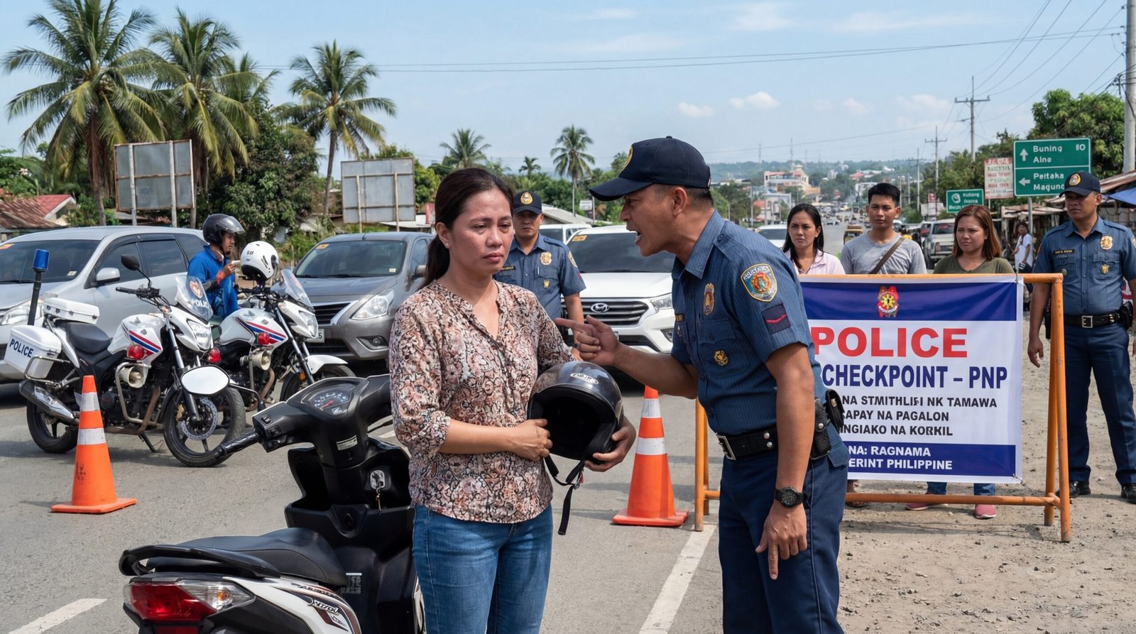 HINARANG NG PULIS ANG BABAENG WALANG HELMET—HINDI NIYA ALAM, LEGAL ...