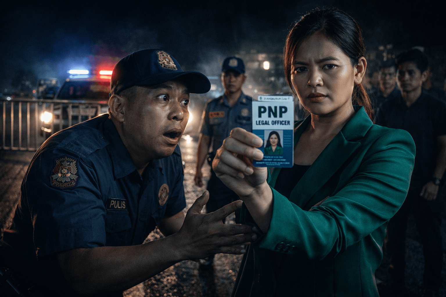 Pulis binastos ang babae sa checkpoint—pero nang magpakita ng ID… PNP ...