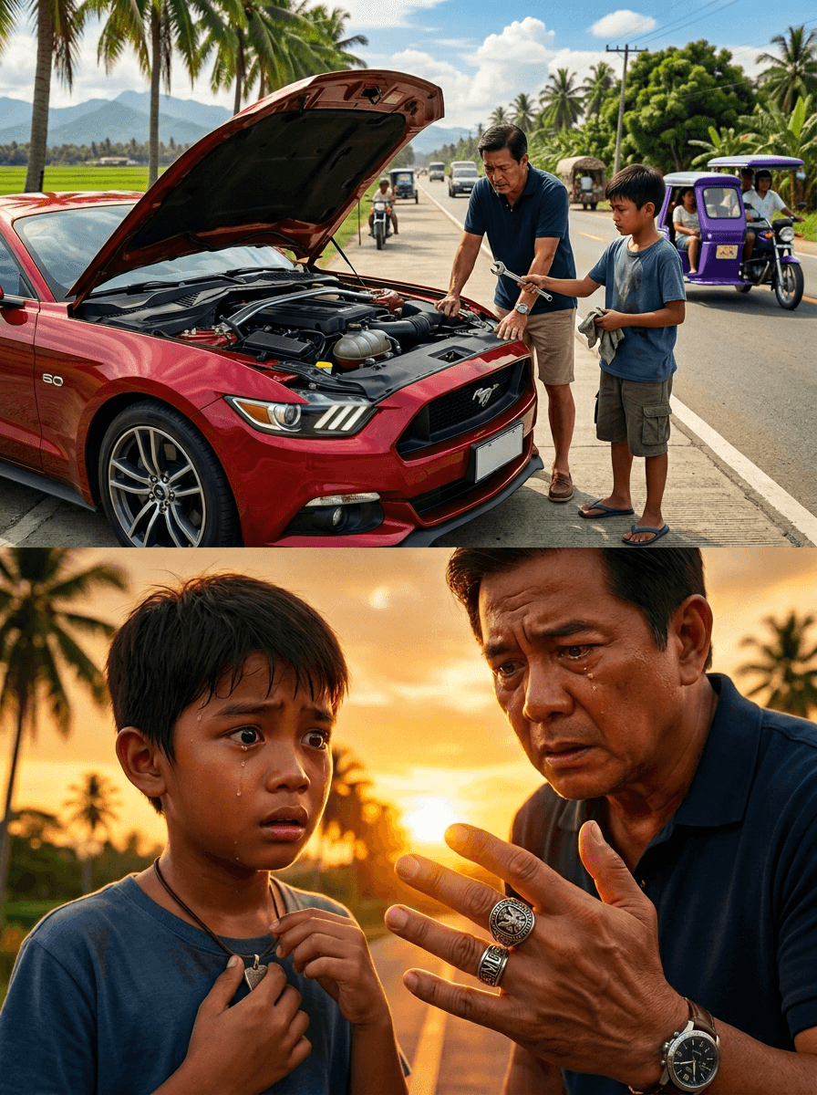 ISANG BATANG MAHIRAP ANG TUMULONG SA MILYONARYO SA MUSTANG — NANG ...