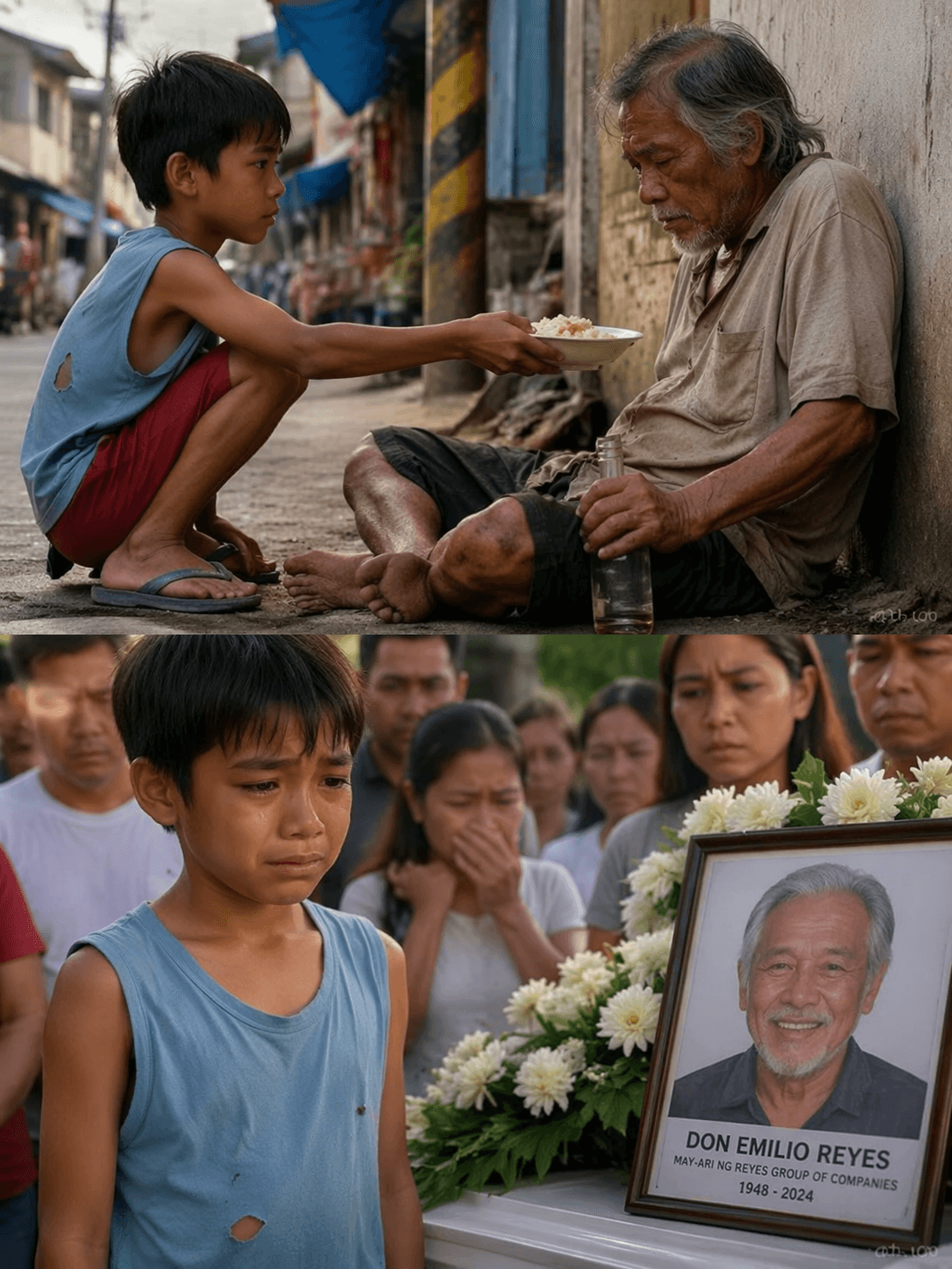 ISANG BATANG PULUBI ANG LAGING NAGBIBIGAY NG PAGKAIN SA MATANDANG ...