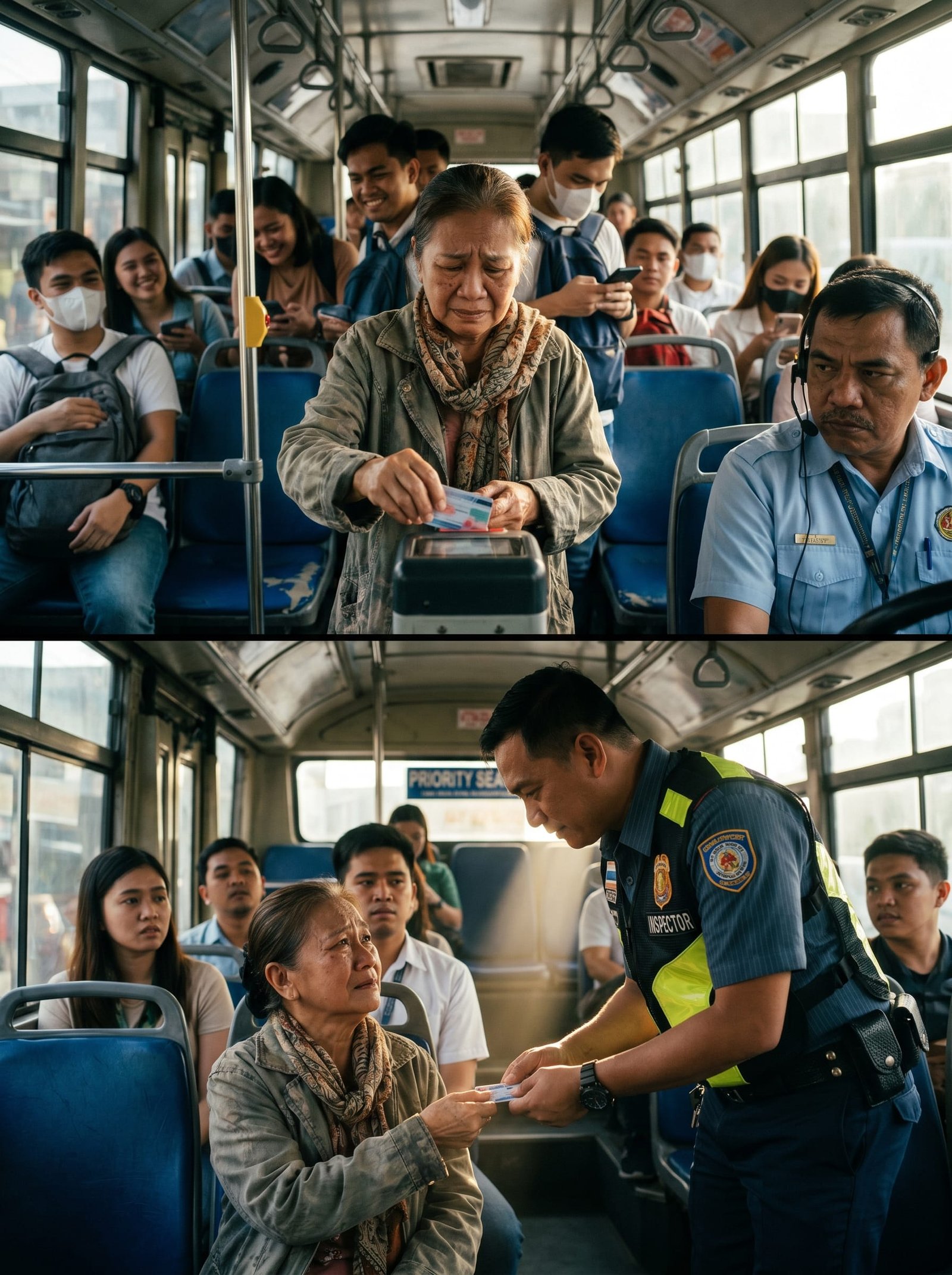 TINAWANAN NG MGA PASAHERO ANG LOLANG HINDI MARUNONG MAG-TAP NG CARD SA ...